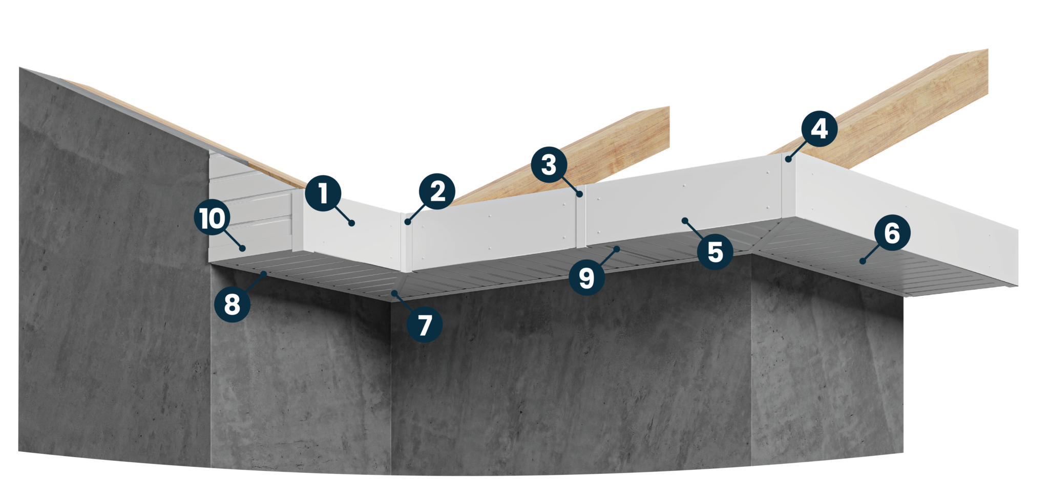 Planches de rive et lambris de sous-face - Tecnoprofils